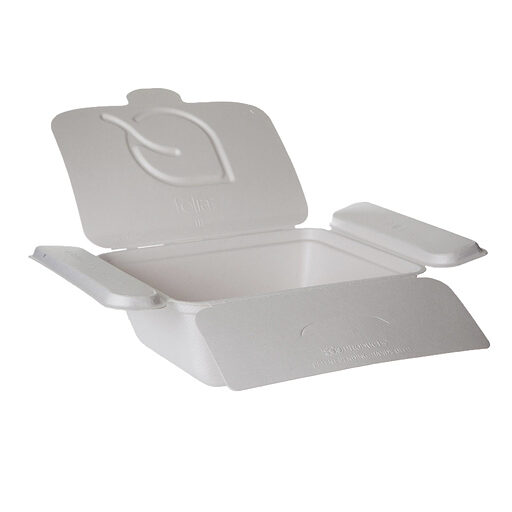BOITE A EMPORTER III EN BAGASSE 1035 ML - OC22