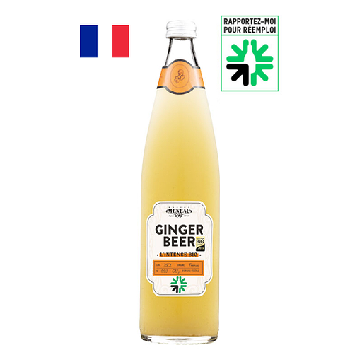 GINBEE75 - Ginger beer artisanale intense bio Meneau - 75 cl (6) (FRA ...