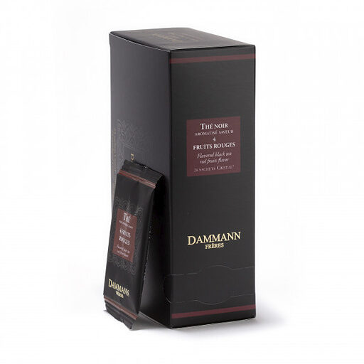 SACHETS 2 GR SUREMBALLES THE NOIR PARFUME 4 FRUITS ROUGES DAMMANN - OC22